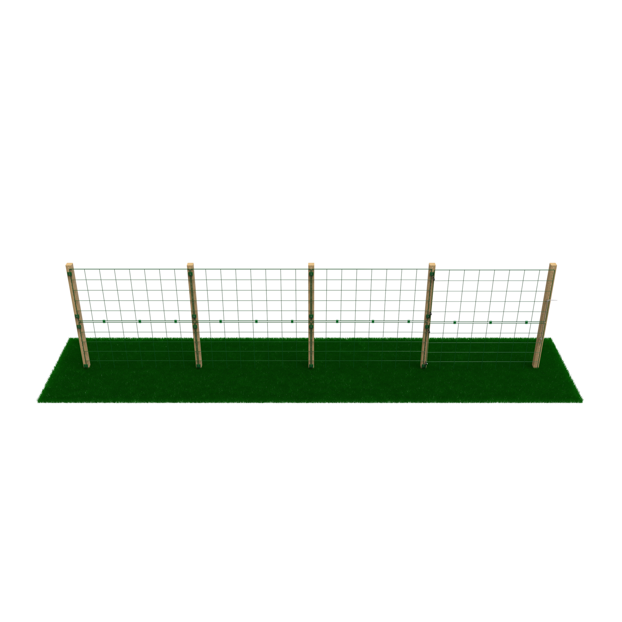 1m High Standard Mesh Permanent Fence – Conka