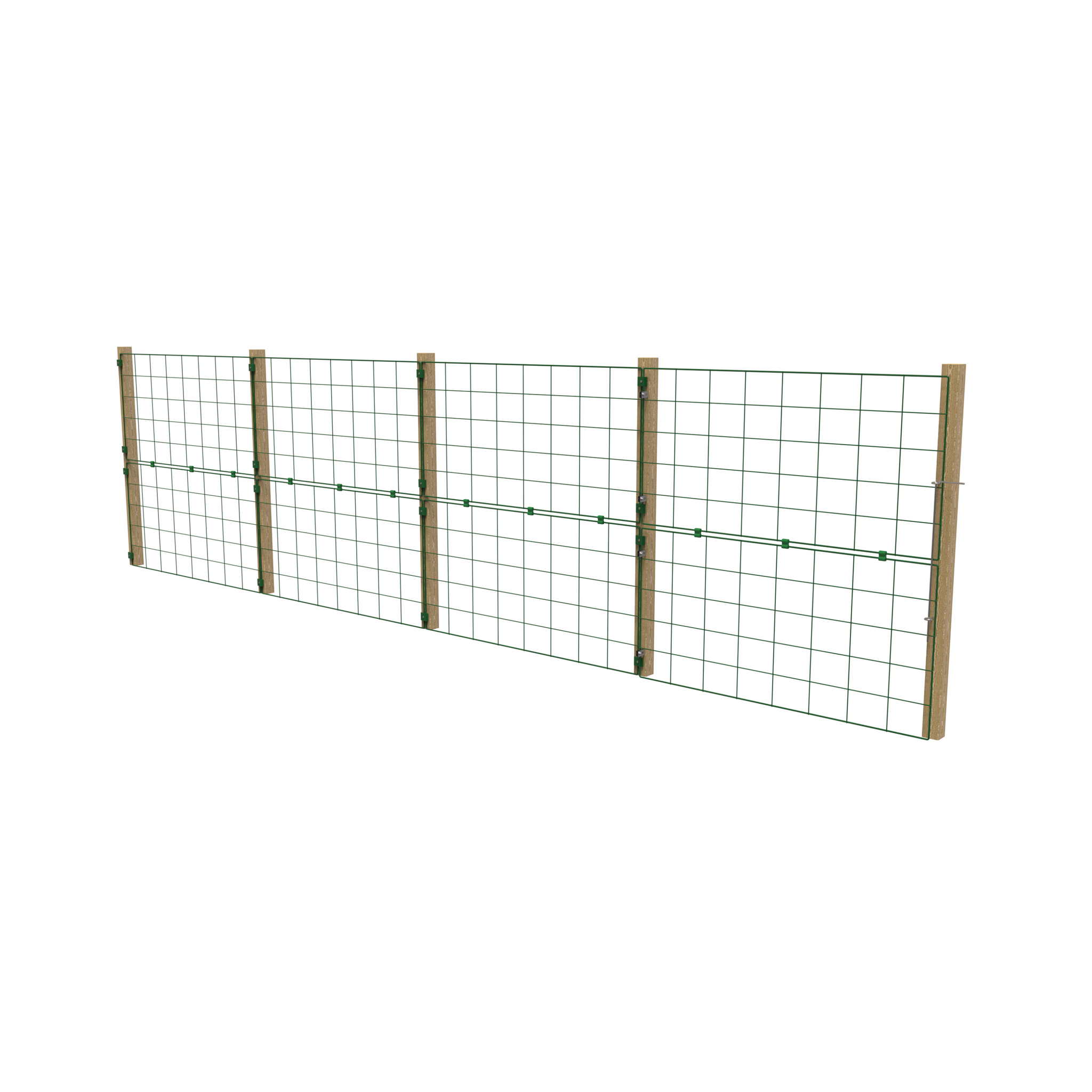 1m High Standard Mesh Permanent Fence – Conka