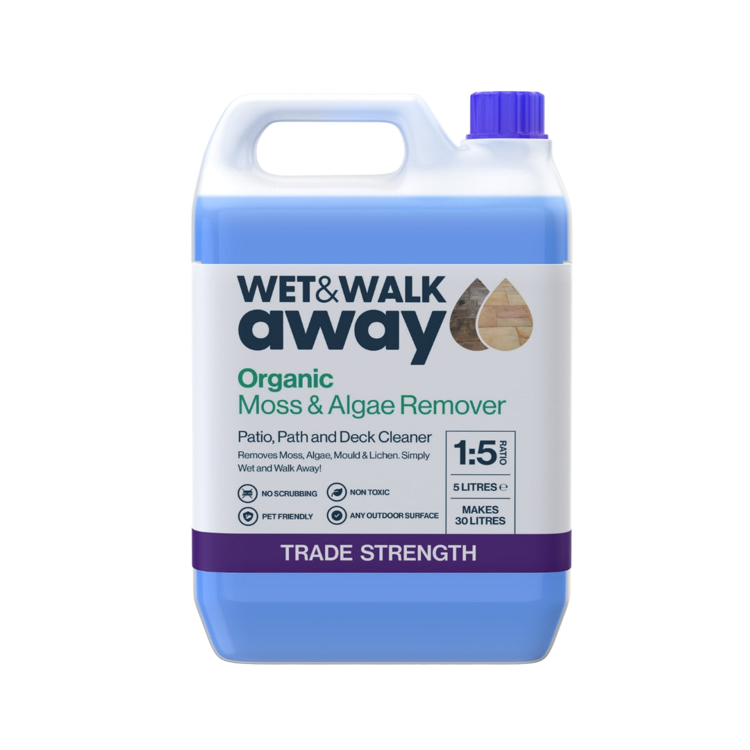 Wet & Walk Away Organic Moss & Algae Remover, Patio Cleaner, Mould, Li ...